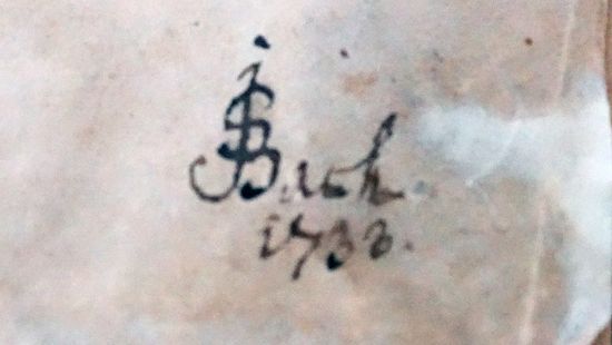Signature Js Bach Written On Page Editorial Stock Photo - Stock Image ...
