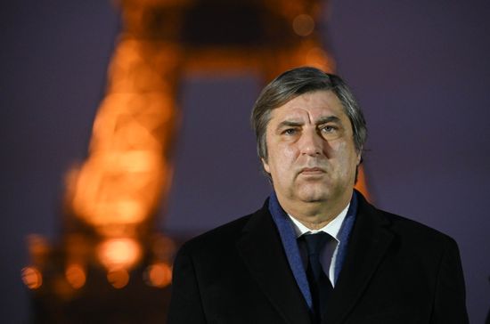 Ukrainian Ambassador France Vadym Omelchenko Attends Editorial Stock ...