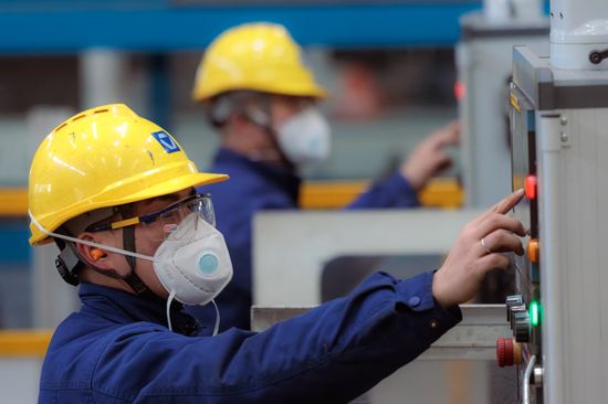 People Work Xuzhou Xcmg Port Machinery Editorial Stock Photo - Stock ...