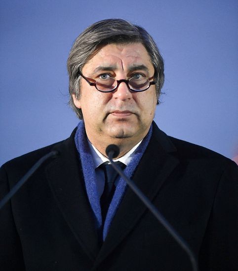 Ukrainian Ambassador France Vadym Omelchenko During Editorial Stock ...