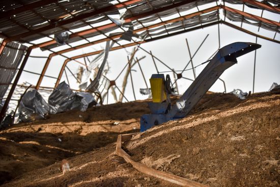Damaged Grain Storage Destroyed Farm Bohorodychne Editorial Stock Photo ...