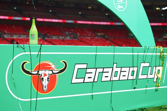 Carabao Cup Champagne Bottle Branding Editorial Stock Photo - Stock ...