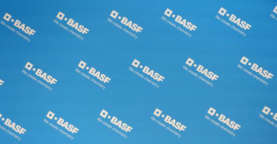 Logos Basf Chemical Company On Wall Editorial Stock Photo - Stock Image ...