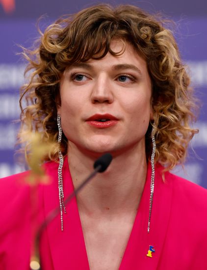 Actress Thea Ehre Attends Press Conference Editorial Stock Photo ...