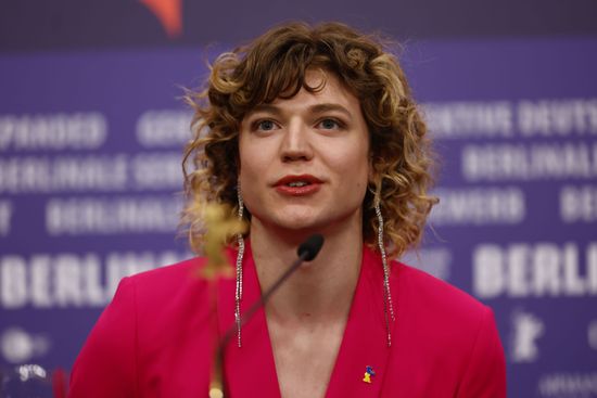 Actress Thea Ehre Attends Press Conference Editorial Stock Photo ...