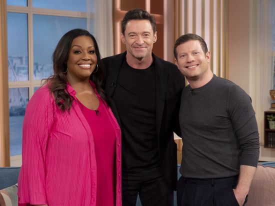 Alison Hammond Hugh Jackman Dermot Oleary Editorial Stock Photo - Stock ...
