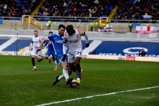 Amarii Bell Luton Town Tackled By Editorial Stock Photo - Stock Image ...