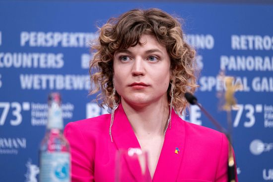 Actress Thea Ehre During Press Conference Editorial Stock Photo - Stock ...