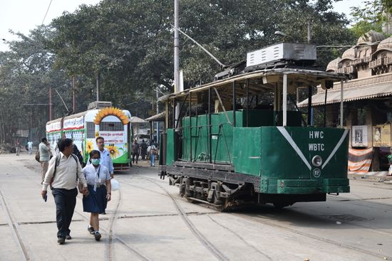 Kolkata Observe 150 Years Calcutta Tramways Editorial Stock Photo ...