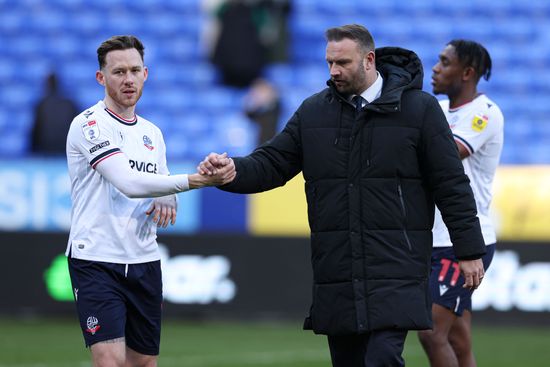 Gethin Jones Bolton Wanderers Manager Ian Editorial Stock Photo - Stock ...
