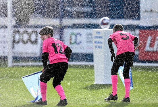 Barrow Afc Flag Bearers Get Caught Editorial Stock Photo - Stock Image ...