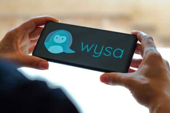 This Photo Illustration Wysa Logo Seen Editorial Stock Photo - Stock ...