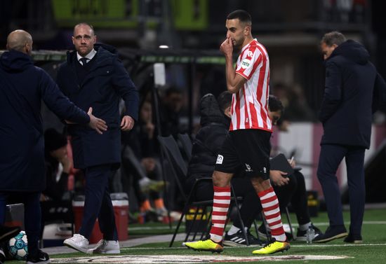 Rotterdam Adil Auassar Sparta Rotterdam Leaves Editorial Stock Photo ...