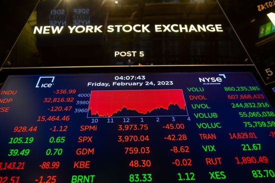 Screen Displays Stock Market Information On Editorial Stock Photo ...