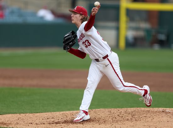 Hagen Smith 33 Arkansas Pitcher Works Editorial Stock Photo - Stock Image | Shutterstock