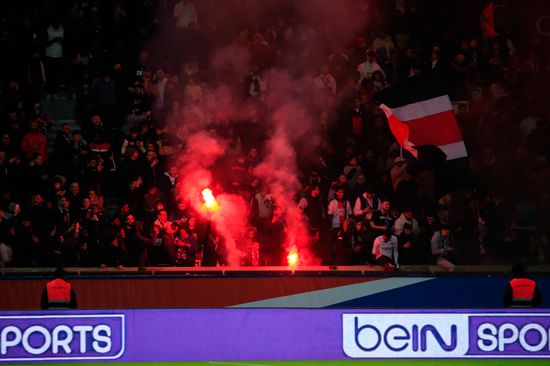 Psgs Supporters React End Training Session Editorial Stock Photo ...