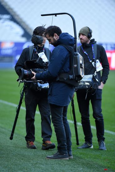 Netflix Cameraman Following French National Rugby Editorial Stock Photo ...