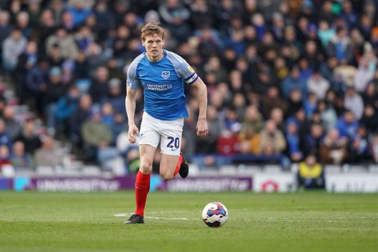Portsmouth Defender Sean Raggett During Efl Editorial Stock Photo ...