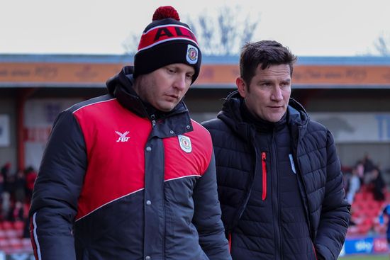 Crewe Alexandra Assistant Manager Alex Morris Editorial Stock Photo ...