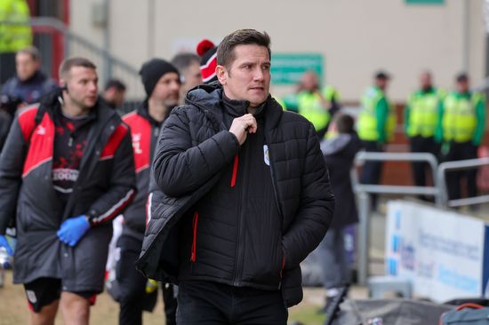 Crewe Alexandra Manager Lee Bell During Editorial Stock Photo - Stock ...