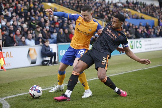 Mansfield Town Defender Callum Johnson 12 Editorial Stock Photo - Stock ...