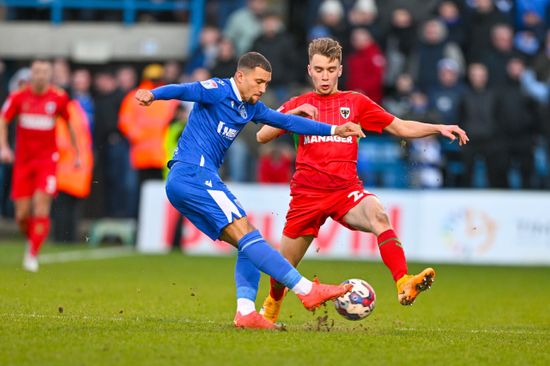 Gillingham Midfielder Dominic Jefferies 16 Shoots Editorial Stock Photo ...