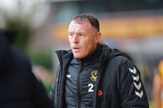 Manager Newport County Graham Coughlan Editorial Stock Photo - Stock ...