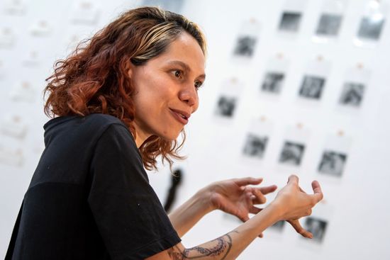 Artist Coco Charles Speaks During Interview Editorial Stock Photo ...
