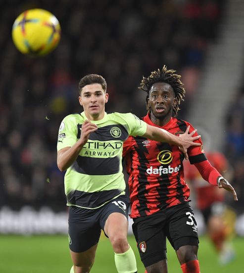 Jordan Zemura Bournemouth Action Against Julian Editorial Stock Photo ...