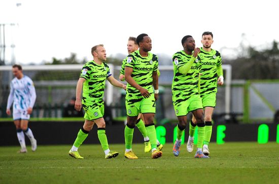 Jordan Garrick Forest Green Rovers Celebrates Editorial Stock Photo ...