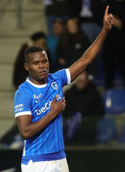 Genks Ally Samatta Celebrates After Scoring Editorial Stock Photo ...