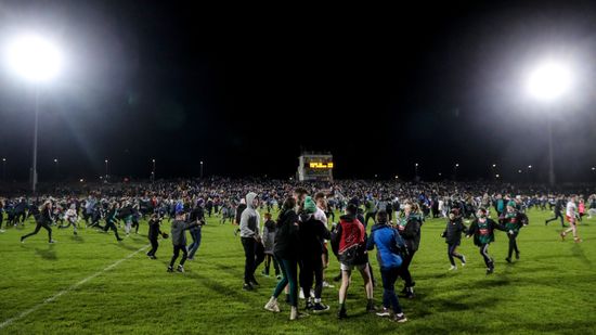 Mayo Vs Tyrone View Pitch Invasion Editorial Stock Photo - Stock Image ...