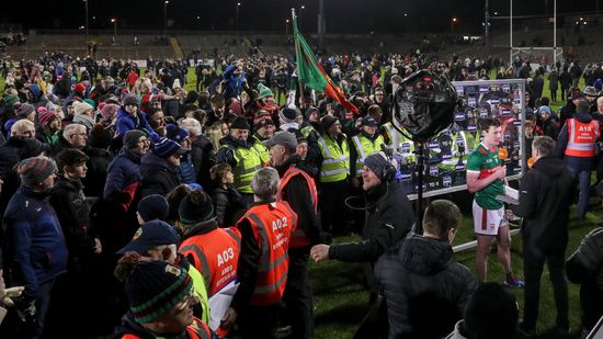 Mayo Vs Tyrone View Pitch Invasion Editorial Stock Photo - Stock Image ...