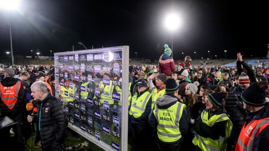 Mayo Vs Tyrone View Pitch Invasion Editorial Stock Photo - Stock Image ...