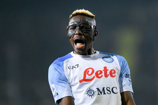 Victor Osimhen Ssc Napoli Screams Anger Editorial Stock Photo - Stock ...