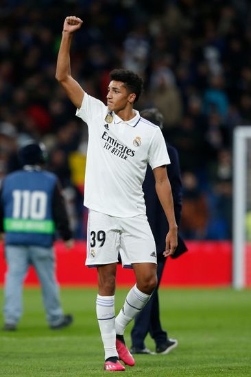 Alvaro Rodriguez Real Madrid Cf Greets Editorial Stock Photo - Stock ...