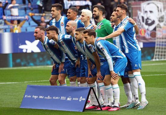 Espanyol Team During Match Between Rcd Editorial Stock Photo - Stock ...