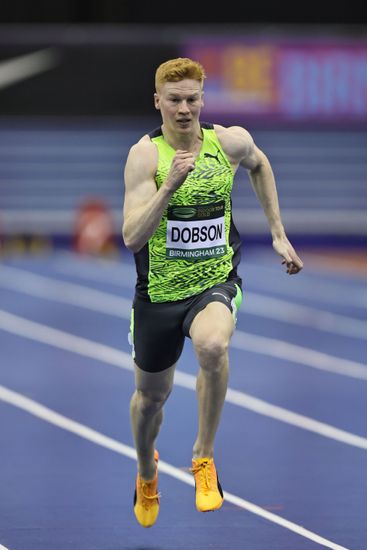 Charles Dobson Gbr Wins Mens 60m Editorial Stock Photo - Stock Image ...
