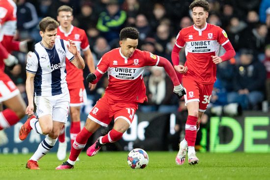 Aaron Ramsey Middlesbrough During Sky Bet Editorial Stock Photo - Stock ...
