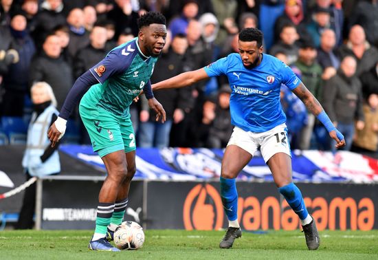 Mike Fondop Oldham Athletic Association Football Editorial Stock Photo ...
