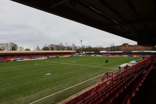 General View Ground Ahead Crawley Town Editorial Stock Photo - Stock ...