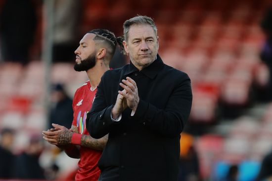 Crawley Town Manager Scott Lindsey During Editorial Stock Photo - Stock ...