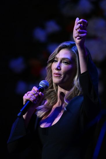 Australian Singer Delta Goodrem Performs During Editorial Stock Photo ...