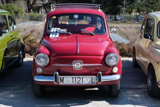 Classic Seat 600 Car Being Shown Editorial Stock Photo - Stock Image ...
