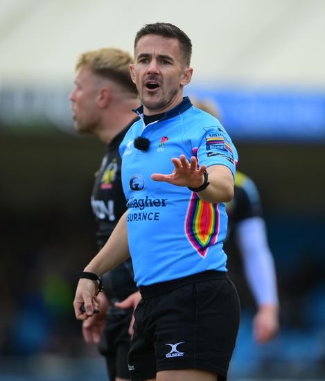 Referee Luke Pearce During Gallagher Premiership Editorial Stock Photo ...