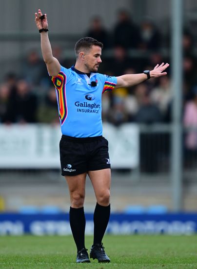 Referee Luke Pearce Wearing Rainbow Laces Editorial Stock Photo - Stock ...