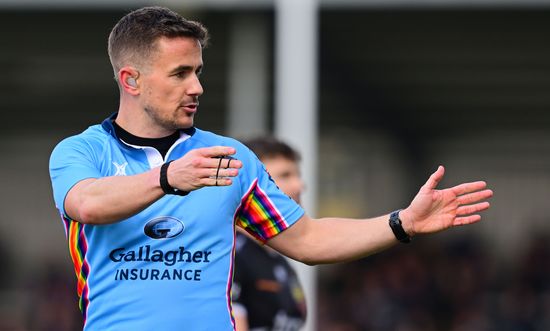 Referee Luke Pearce His Rainbow Laces Editorial Stock Photo - Stock ...