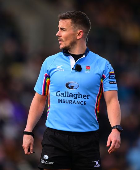 Referee Luke Pearce His Rainbow Laces Editorial Stock Photo - Stock ...