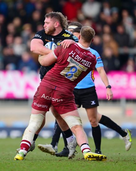 Patrick Schickerling Exeter Chiefs On Break Editorial Stock Photo ...