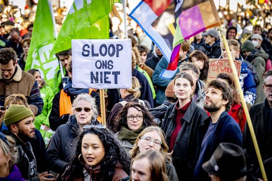 Sign Reads Do Not Tear Us Editorial Stock Photo - Stock Image ...